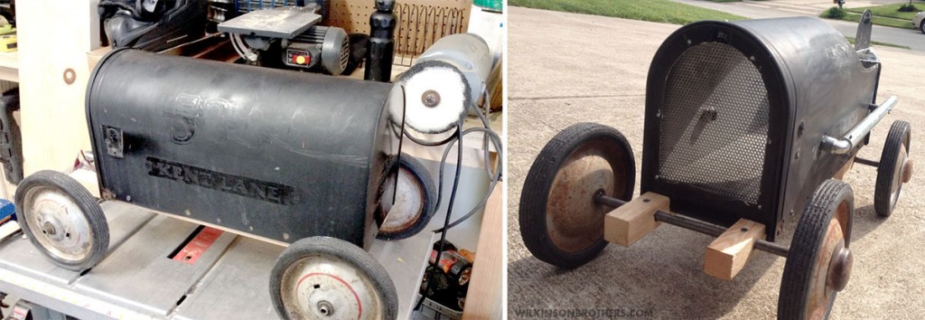 Creative Repurposing: Mailbox Race Car - Wilkinson Brothers Graphic ...